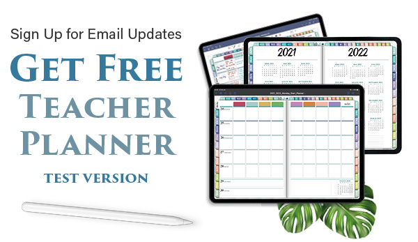 Free Digital Teacher Planner — iPad Planner